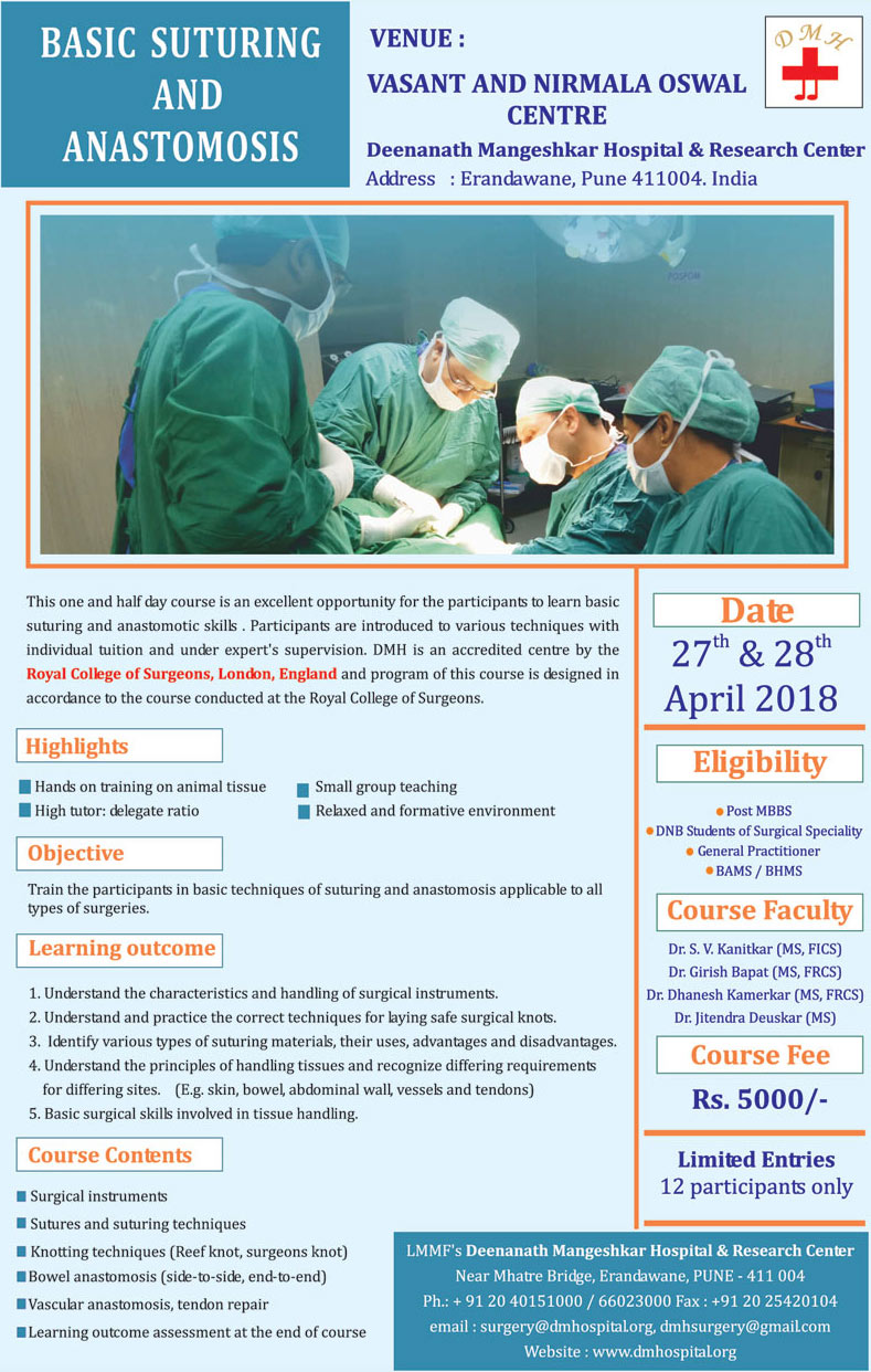 Basic Suturing And Anastomosis